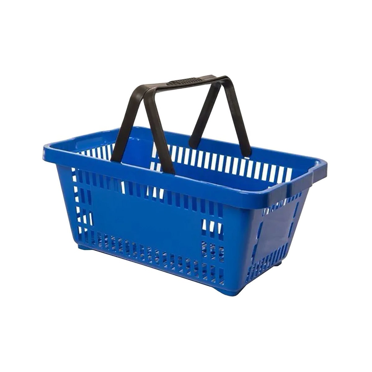 Cesto de Compras para Mercado 16L Plástica D100 Della Plast Azul