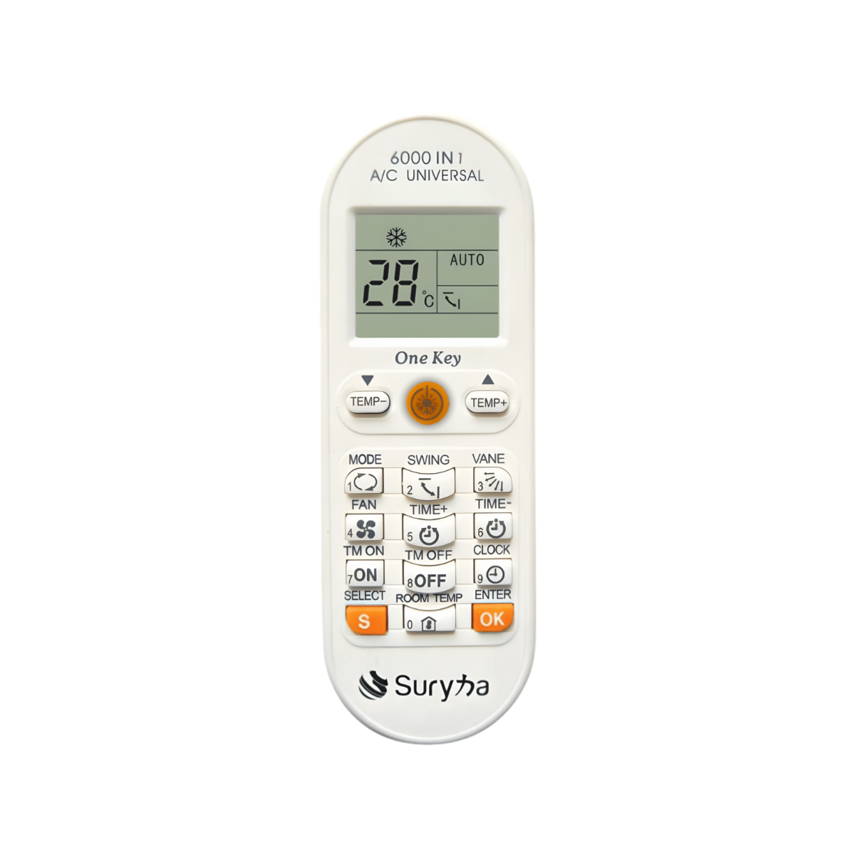 Controle Remoto Universal 6000 Códigos Split Hi Wall Suryha Premium Ref ...