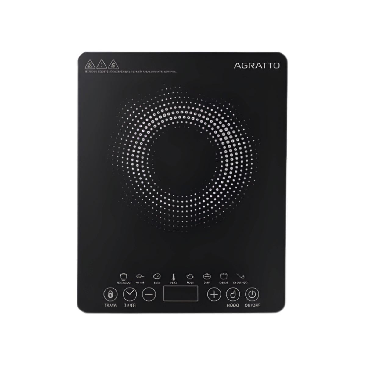 Fogão de Indução 1 Boca ACKI01I-02 Touch Screen Agratto Portátil 220V