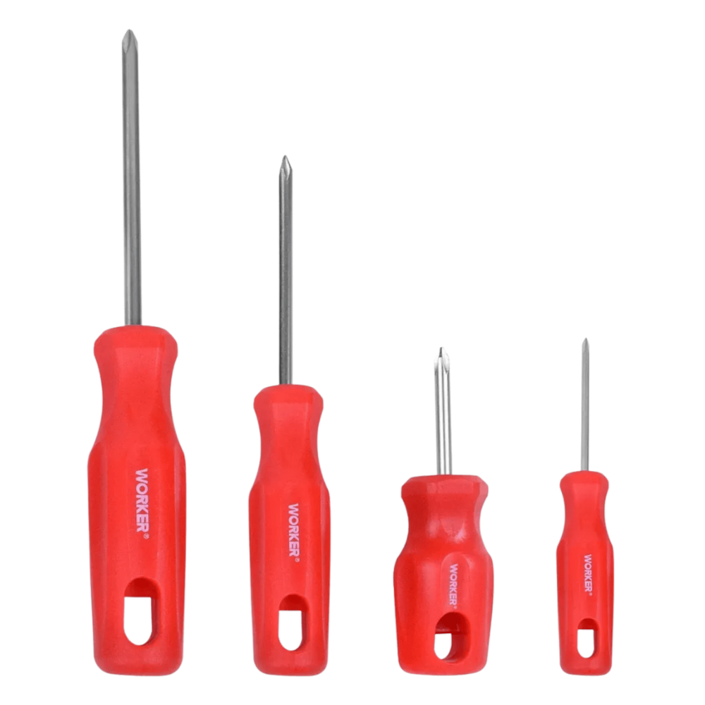 Jogo de Chaves Fenda e Phillips 10 Peças Worker Ref. 143847