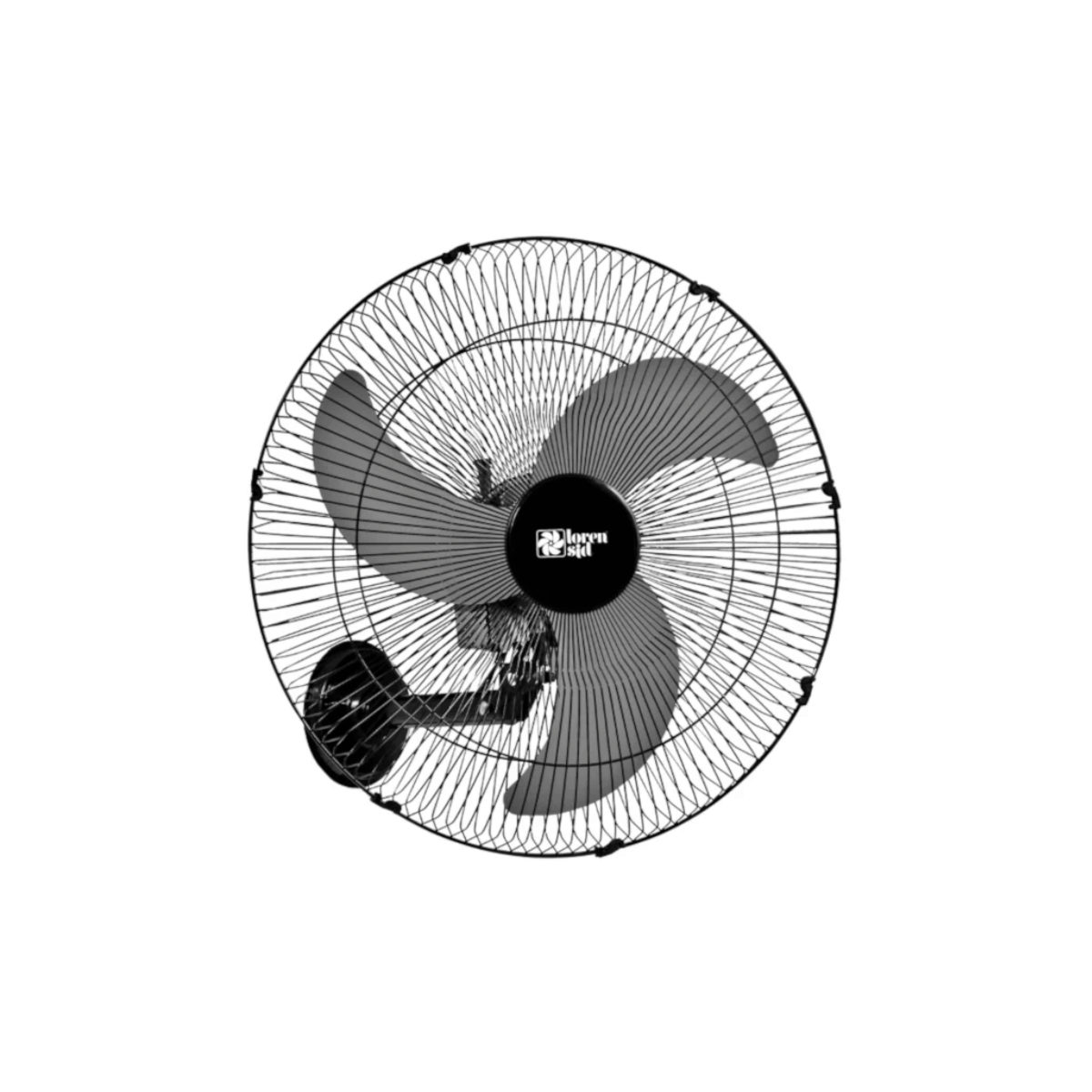 Ventilador de Parede Loren Sid Turbo 3 Pás 60CM Preto 127/220V
