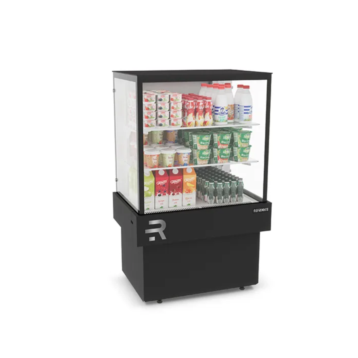 Vitrine Refrigerada 75CM Refrimate 1 Placa Fria 127V Preto CVPR1P 750